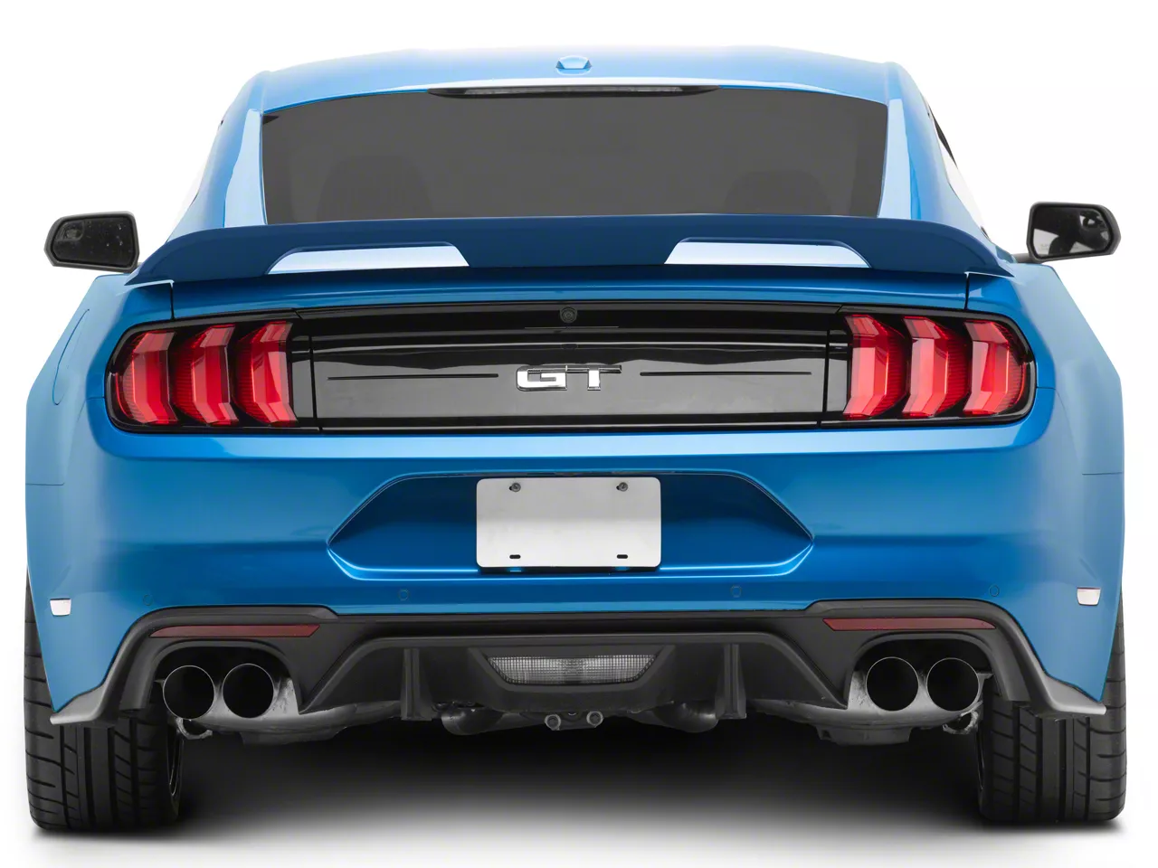 Mustang GT500 Style Rear Spoiler; Unpainted (15-23 Mustang Fastback ...