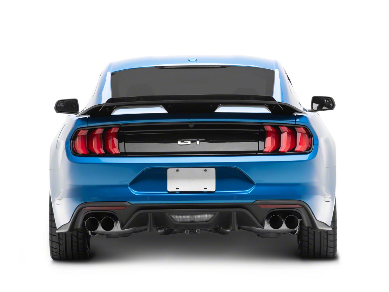Mustang GT500 Style Wickerbill Rear Spoiler; Unpainted (15-23 Mustang ...