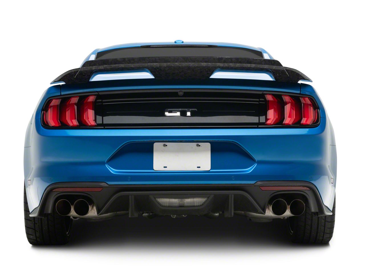 Mustang GT500 Style Wickerbill Rear Spoiler; Forged Carbon Fiber (15-23 ...