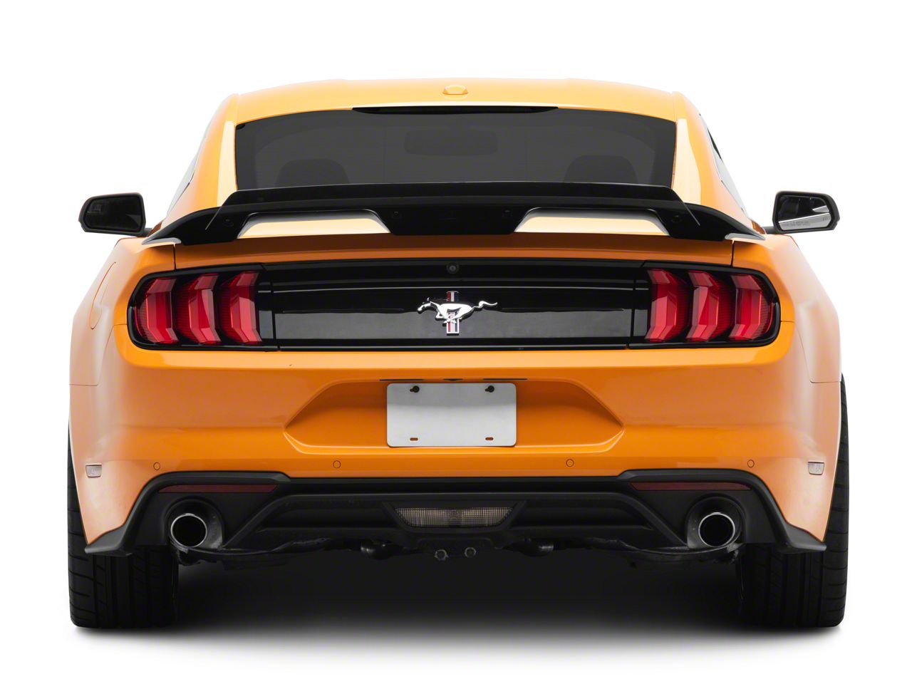 Mustang GT500 Style Wickerbill Rear Spoiler; Gloss Black (15-23 Mustang ...