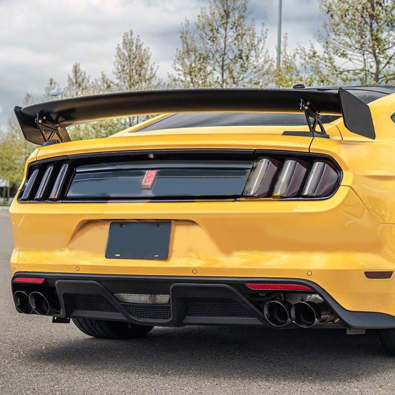 Mustang GT500 Track Pack Style Rear Spoiler; Carbon Fiber (15-23 ...
