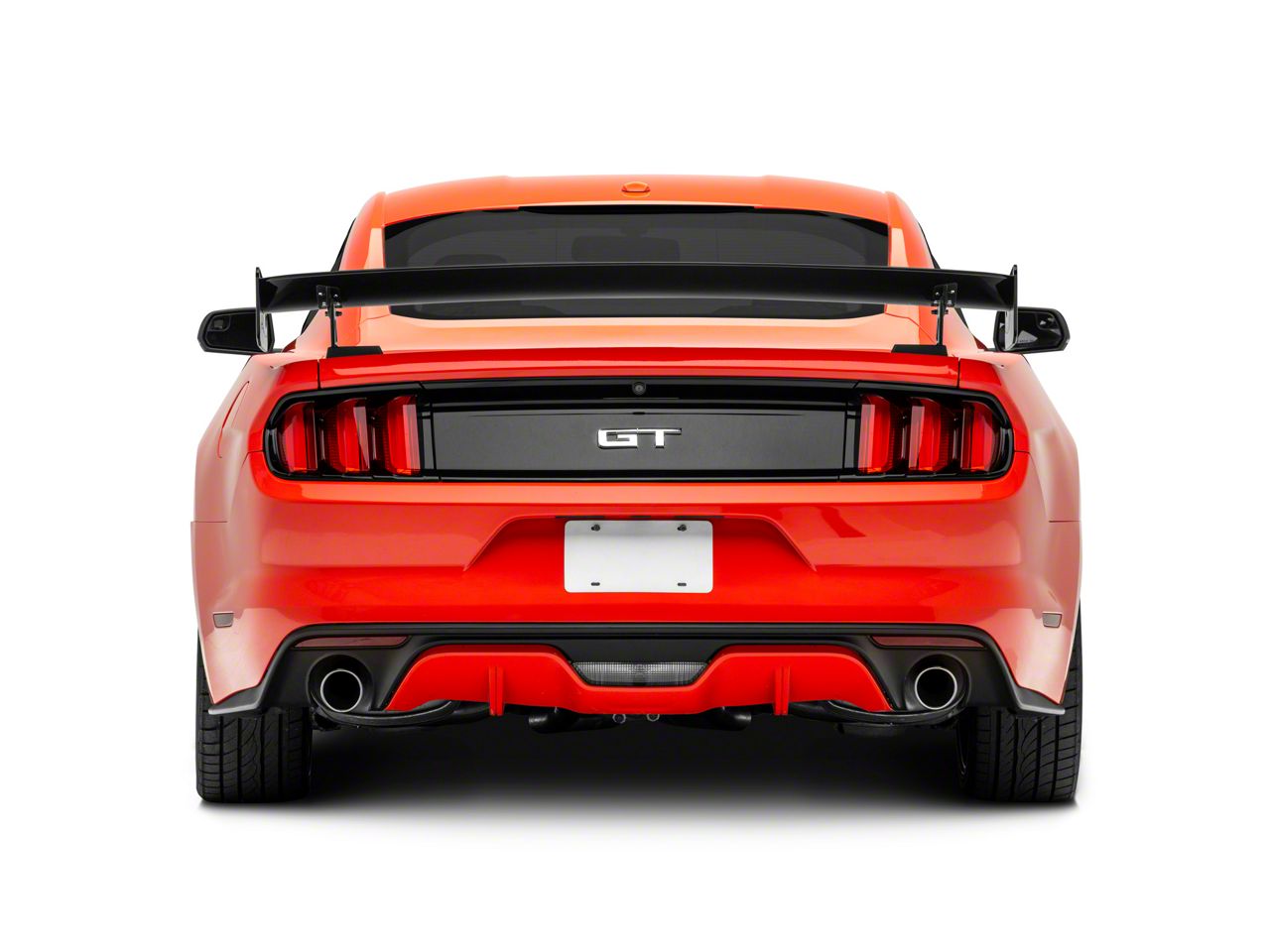 Mustang GT500 Track Pack Style Rear Spoiler; Gloss Black (15-23 Mustang ...