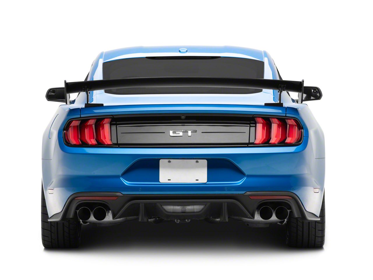 Mustang GT500 Track Pack Style Rear Spoiler; Gloss Black (15-23 Mustang ...