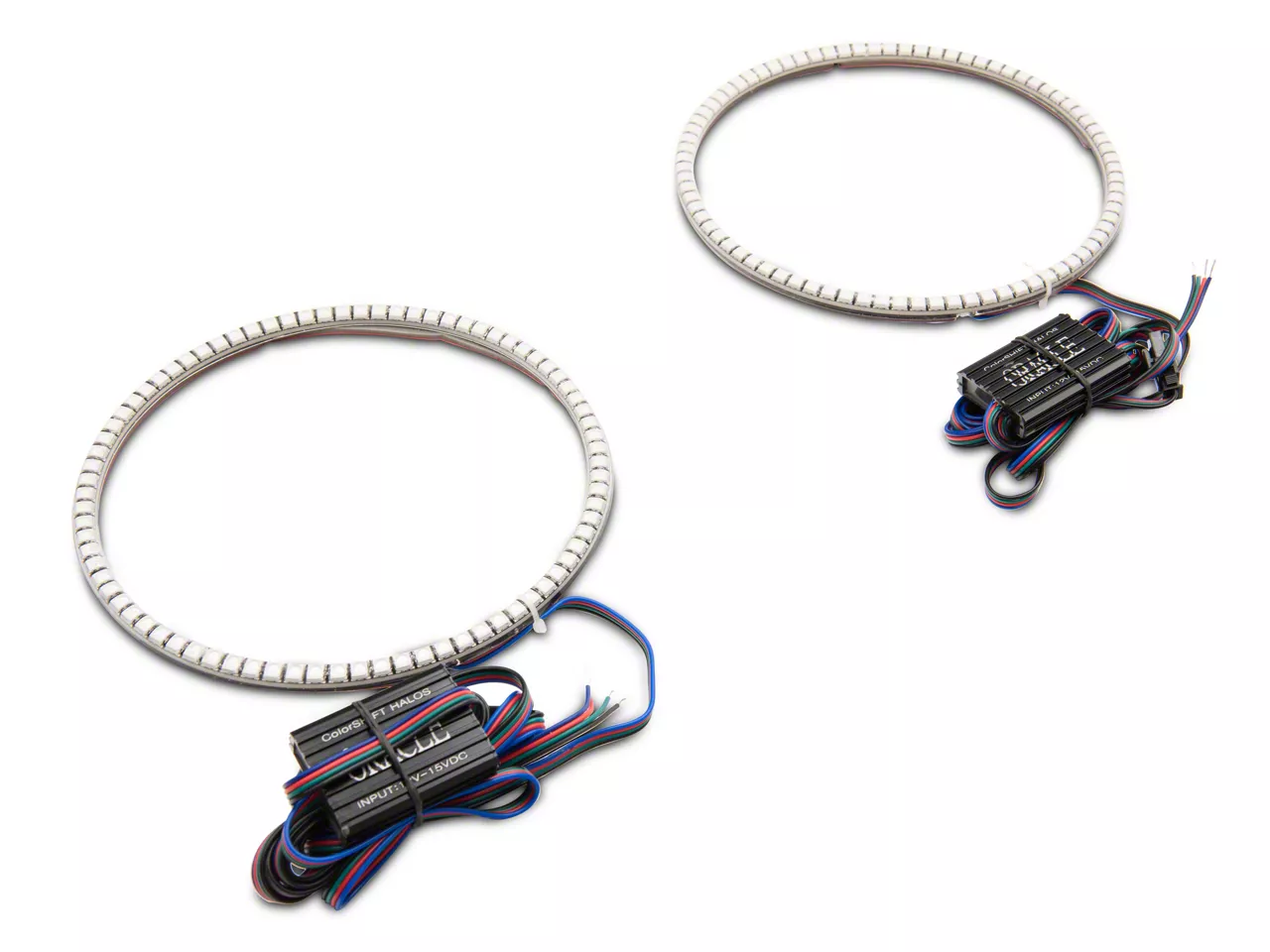 Oracle Mustang 7-Inch Round Exterior Waterproof LED Halo Kit ...