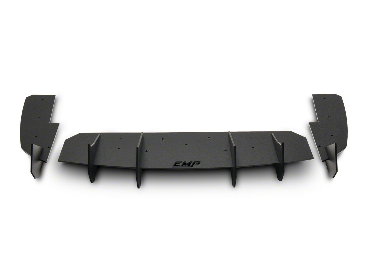 Mustang HDPE Rear Diffuser; Matte Black (18-23 Mustang GT; 19-23 ...