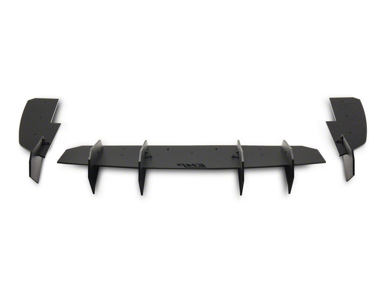 Mustang HDPE Rear Diffuser; Matte Black (18-23 Mustang GT; 19-23 ...