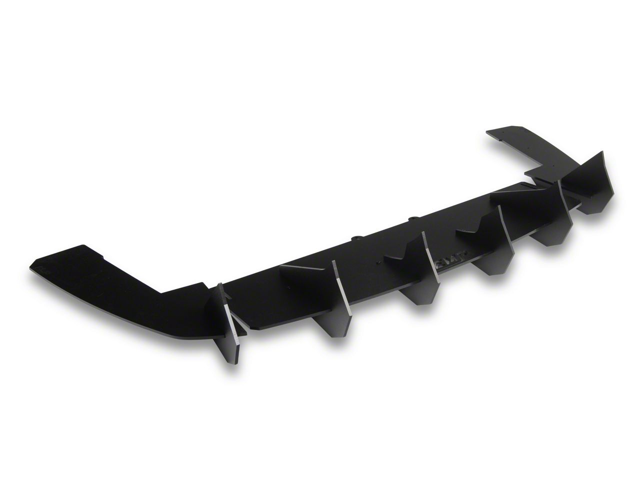 Mustang HDPE Rear Diffuser V1; Matte Black (24-25 Mustang GT & EcoBoost ...