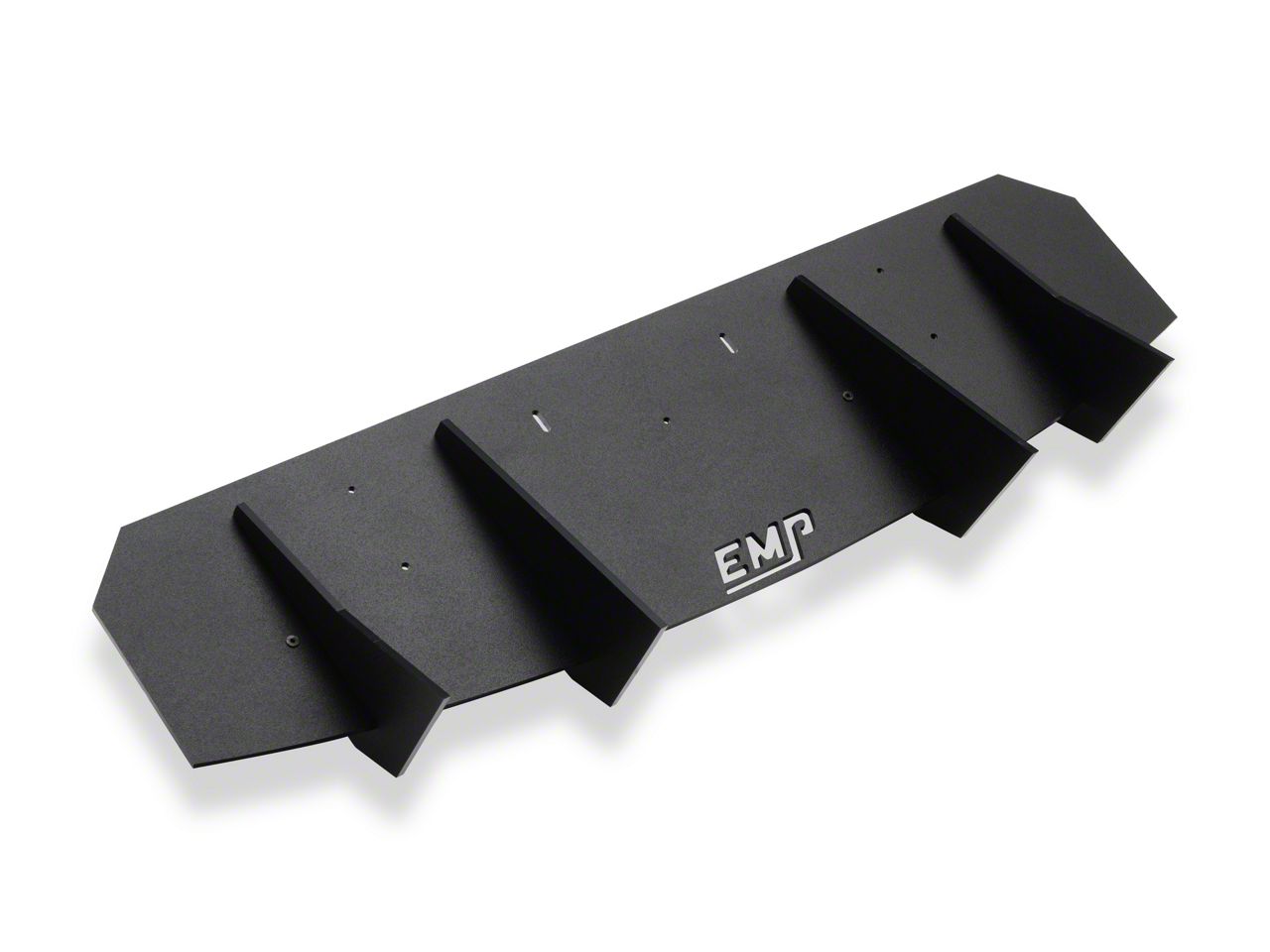 Mustang HDPE Rear Diffuser V2; Matte Black (18-23 Mustang GT; 20-23 ...