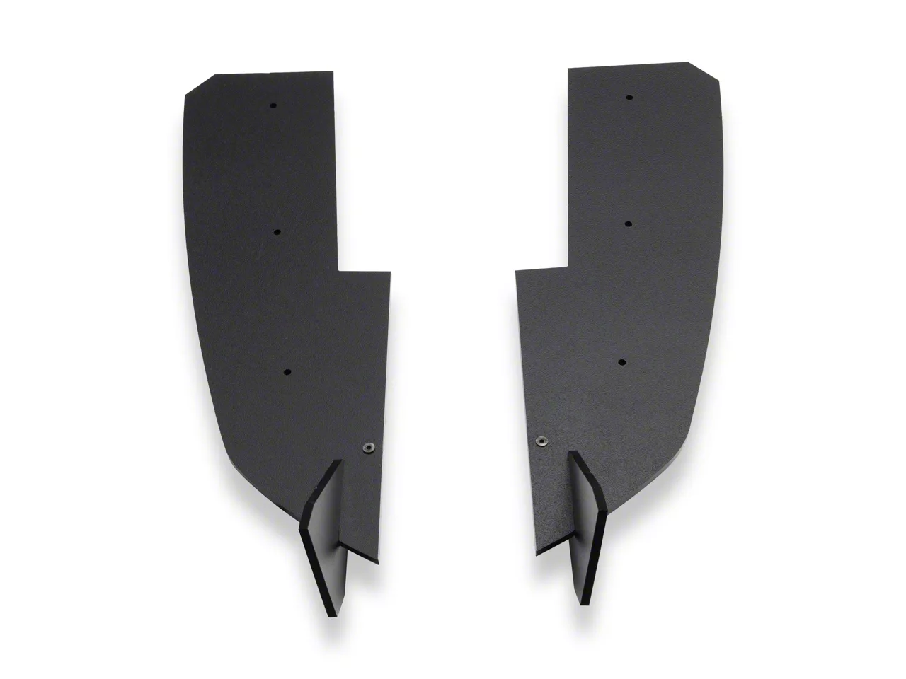 Mustang HDPE Rear Diffuser V2; Matte Black (18-23 Mustang GT; 20-23 ...