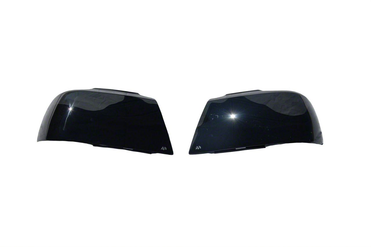 Mustang Headlight Covers; Dark Smoke (87-93 Mustang) - Free Shipping