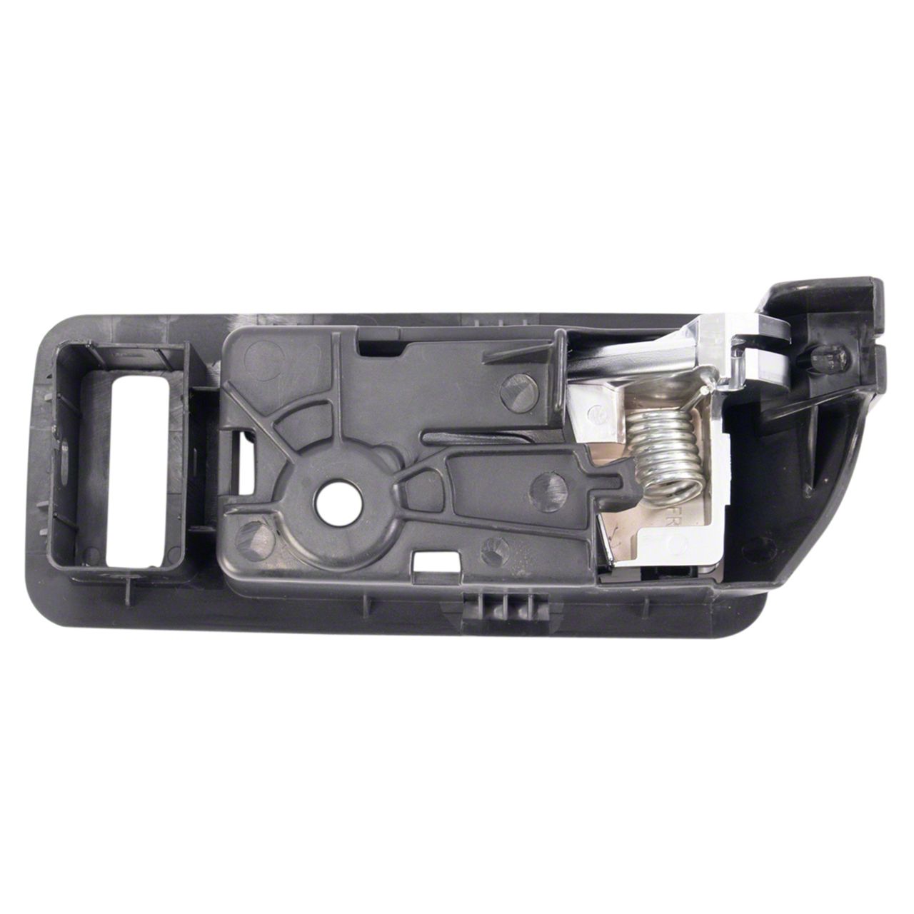 Mustang Interior Door Handle; Front Passenger Side; Silver and Black ...