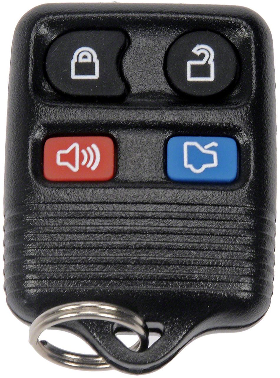 Mustang Keyless Entry Remote; 4-Button (99-14 Mustang) - Free Shipping