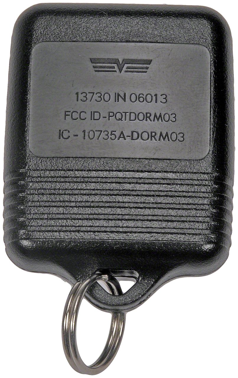 Mustang Keyless Entry Remote; 4-Button (99-14 Mustang) - Free Shipping