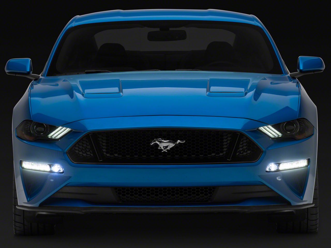 Mustang LED Fog Lights with Sequential Turn Signals (18-23 Mustang GT ...