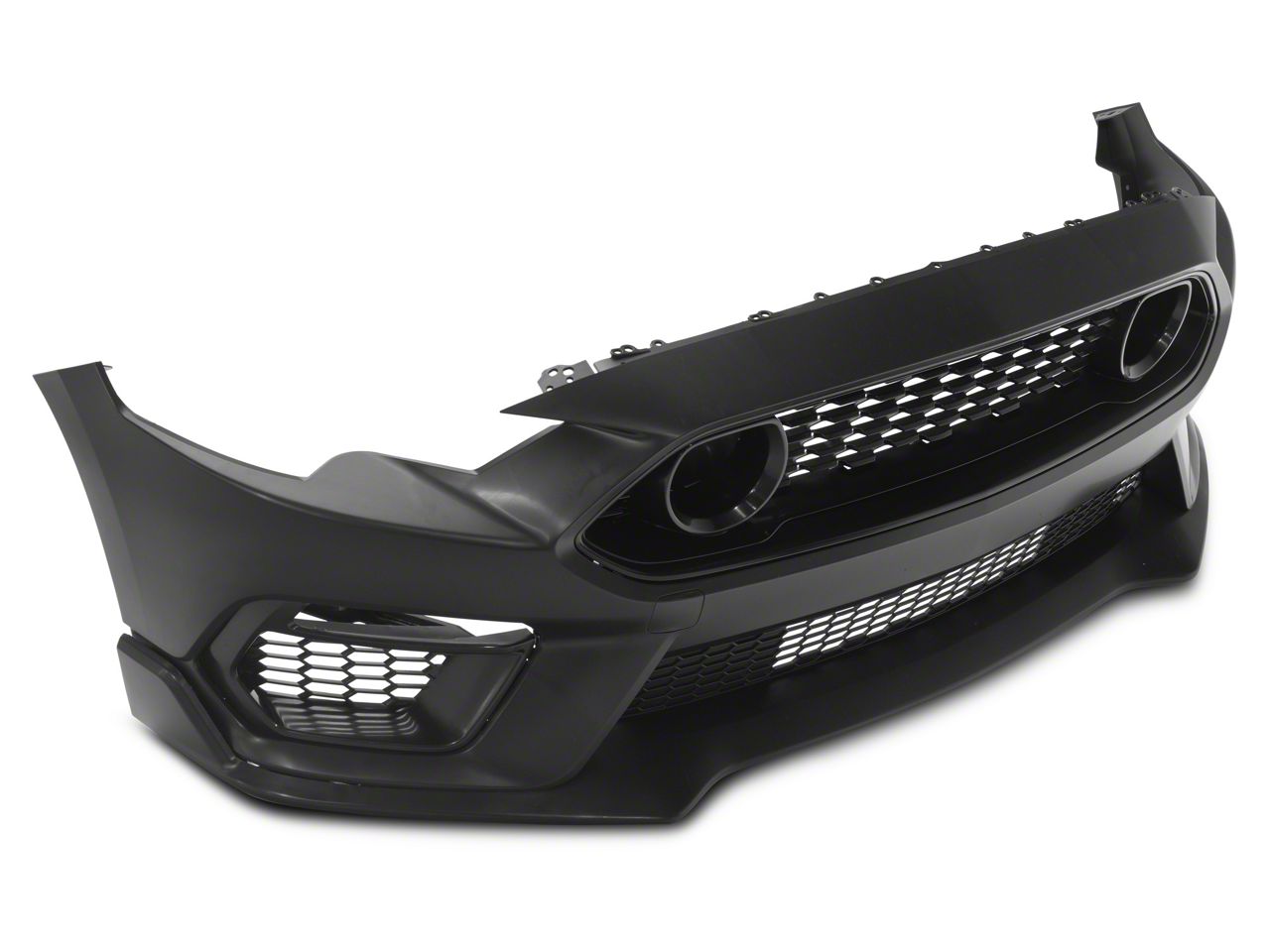 Mustang Mach 1 Style Front Bumper; Unpainted (18-23 Mustang GT ...
