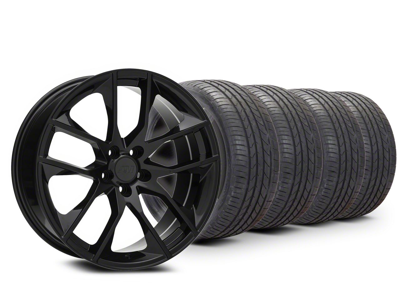 Mustang 20x8.5 Magnetic Style Wheel & Atturo All-Season AZ850 Tire ...