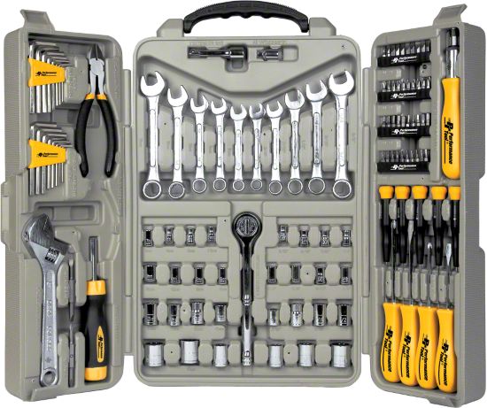 Universal AM Mechanic Tool Set; 123-Piece Set - Free Shipping