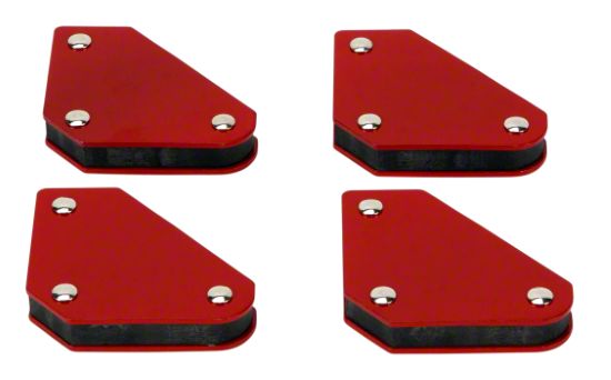 Mustang Mini Magnetic Jigs; 4-Pack