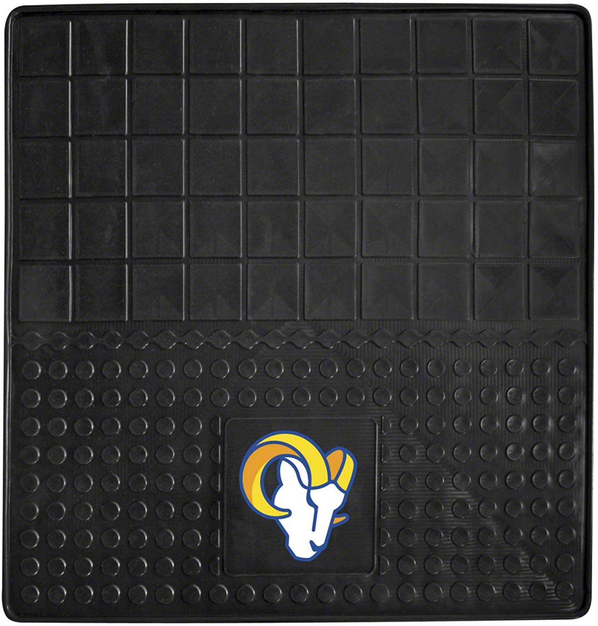 Mustang Molded Trunk Mat with Los Angeles Rams Logo (Universal; Some ...