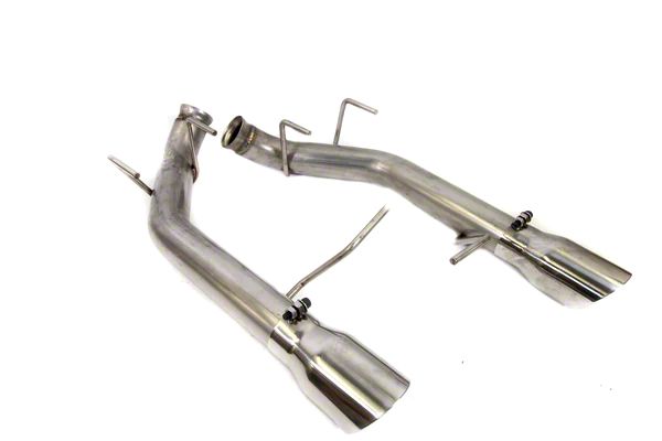 Mustang Muffler Delete Axle-Back Exhaust with Polished Tips (11-14 ...
