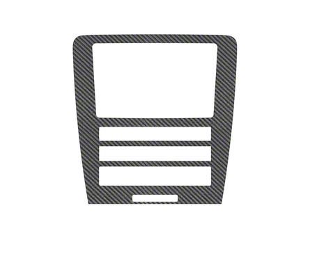 Mustang Navigation Radio Display Accent Trim; Raw Carbon Fiber (10-14 ...