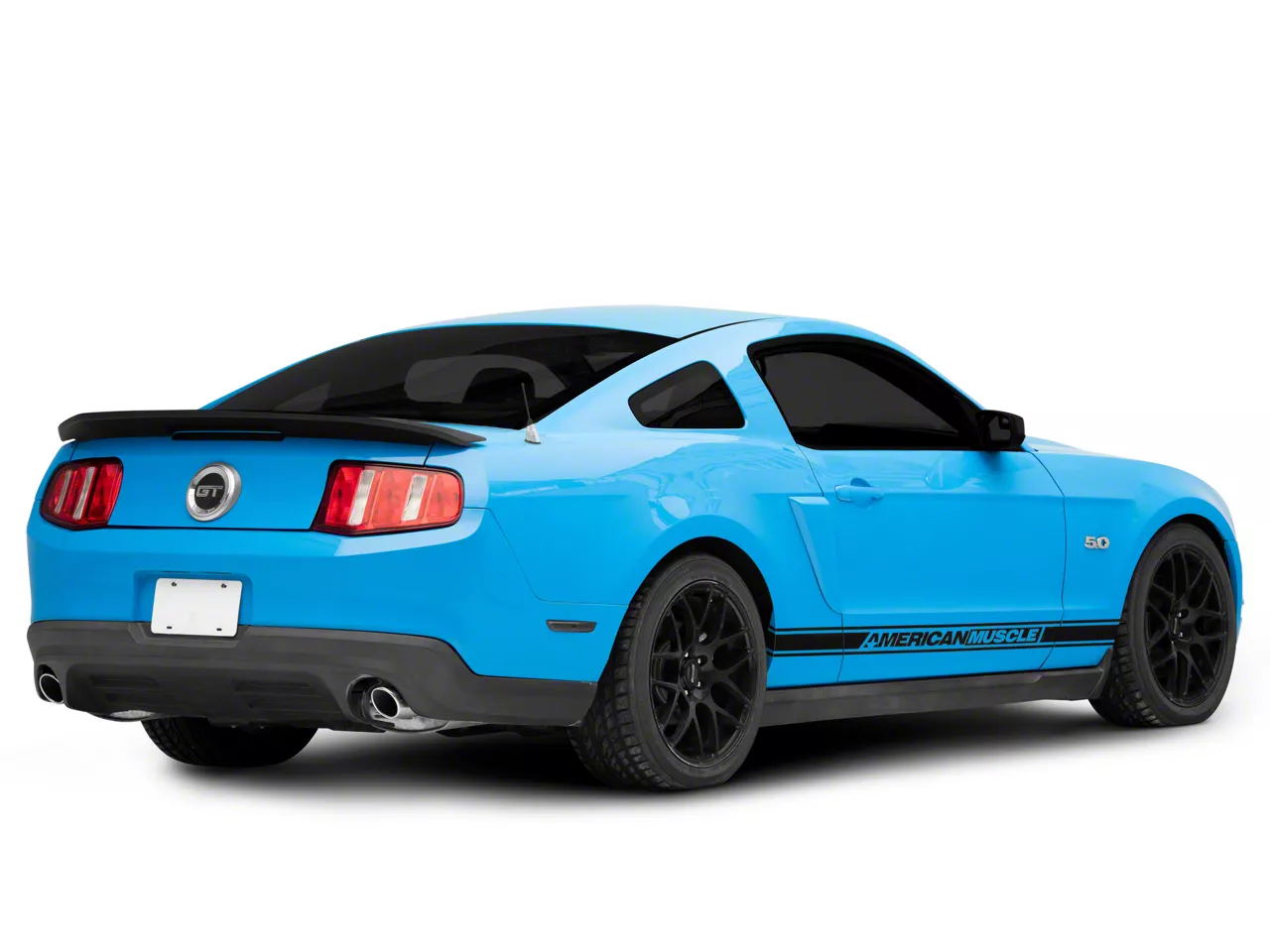 Mustang OE GT500 Style Rear Spoiler; Matte Black (10-14 Mustang) - Free ...