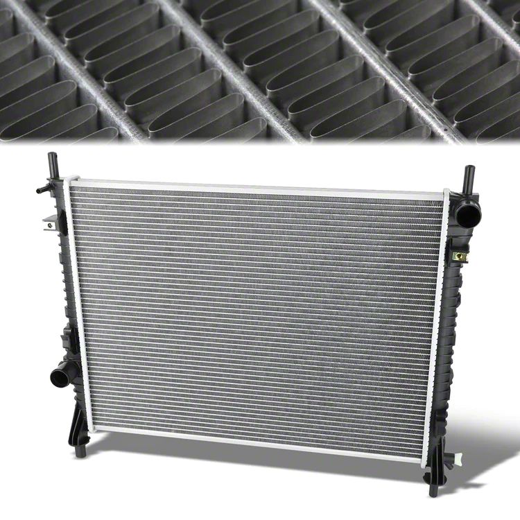 Mustang OE Style Aluminum Radiator (15-19 Mustang GT w/o Performance ...