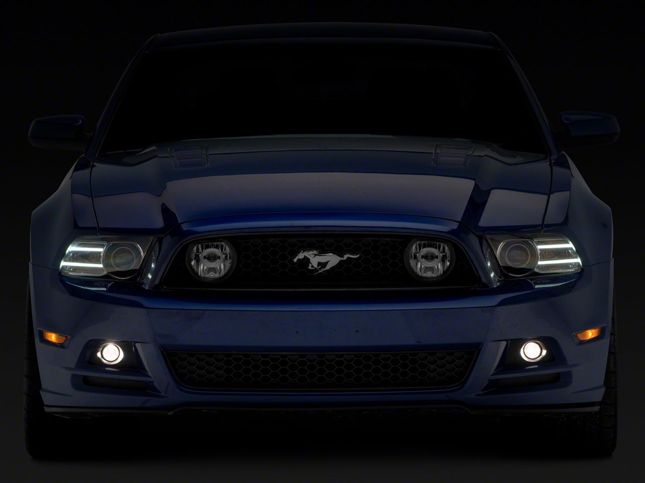 Mustang OE Style Replacement Fog Lights; Clear (13-14 Mustang GT, V6 ...