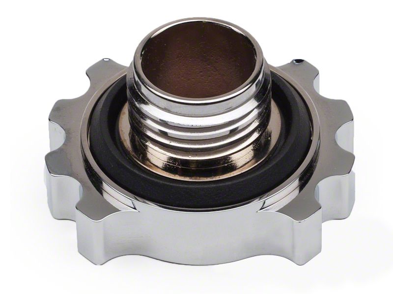 SpeedForm Mustang Modern Billet Oil Cap; Chrome 41167 (87-93 5.0L ...