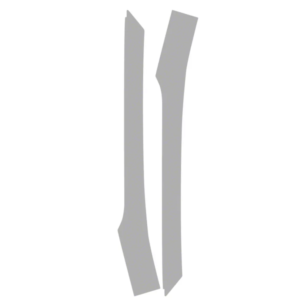Mustang Paint Protection PPF Pre-Cut Kit; A-Pillar; Gloss (24-26 ...
