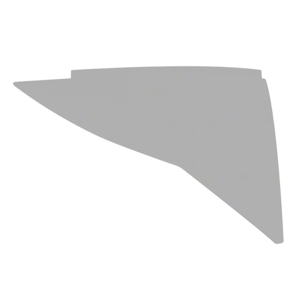 Mustang Paint Protection PPF Pre-Cut Kit; Driver Side Fender; Gloss (24 ...