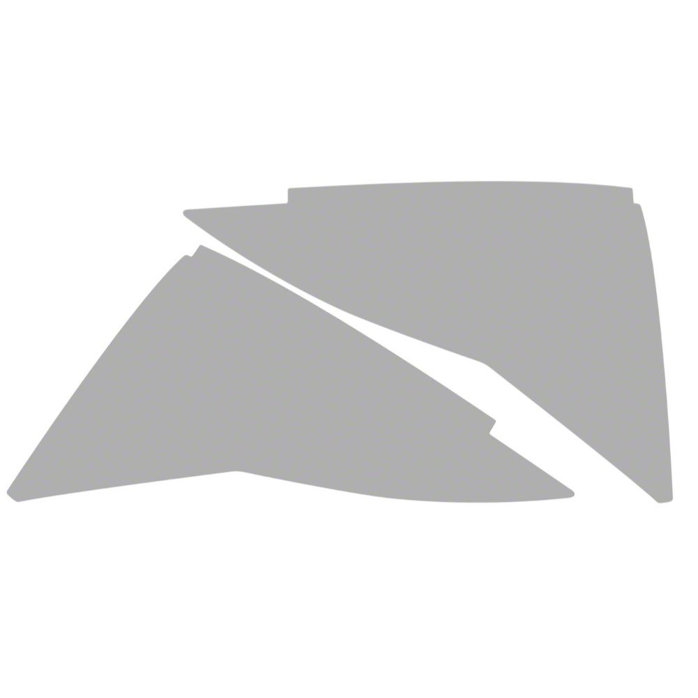 Mustang Paint Protection PPF Pre-Cut Kit; Fenders; Gloss (24-25 Mustang ...