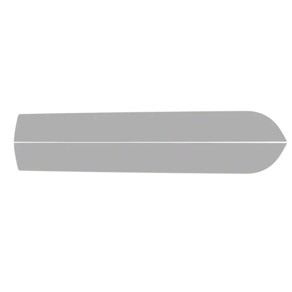 Mustang Paint Protection PPF Pre-Cut Kit; Front Door Panels; Gloss (24 ...