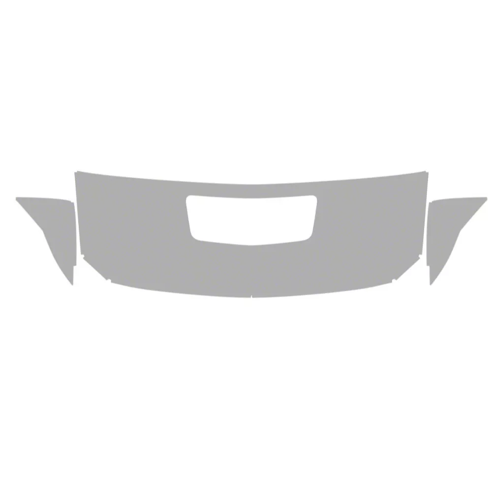 Mustang Paint Protection PPF Pre-Cut Kit; Hood/Fenders; Gloss (24-26 ...