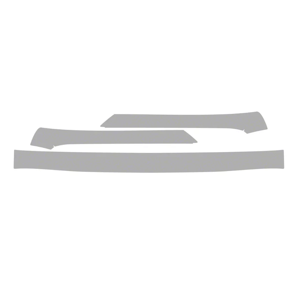 Mustang Paint Protection PPF Pre-Cut Kit; Roof and A-Pillar; Gloss (24 ...