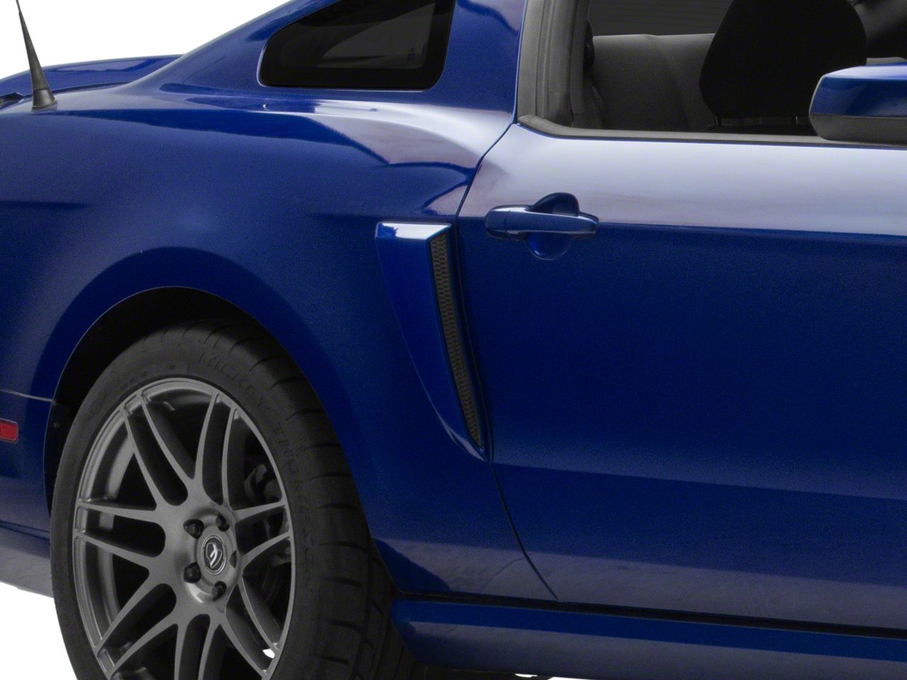SpeedForm Mustang Side Scoops; Pre-Painted 13256 (10-14 Mustang) - Free ...