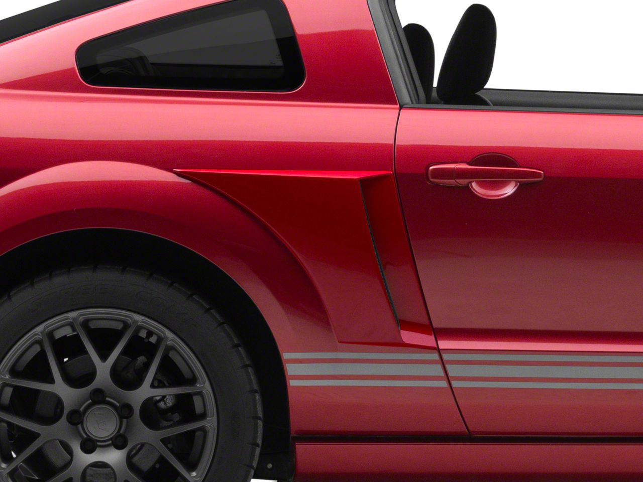 SpeedForm Mustang Side Scoops; Pre-Painted 71302 (05-09 Mustang) - Free ...