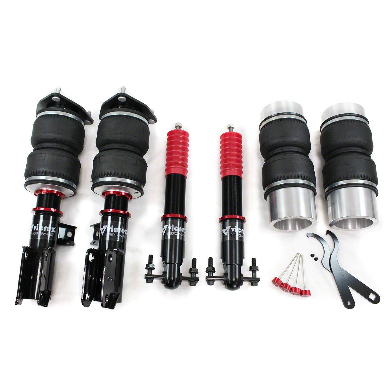 Mustang Performance Air Struts with Bags Kit (15-24 Mustang w/o ...