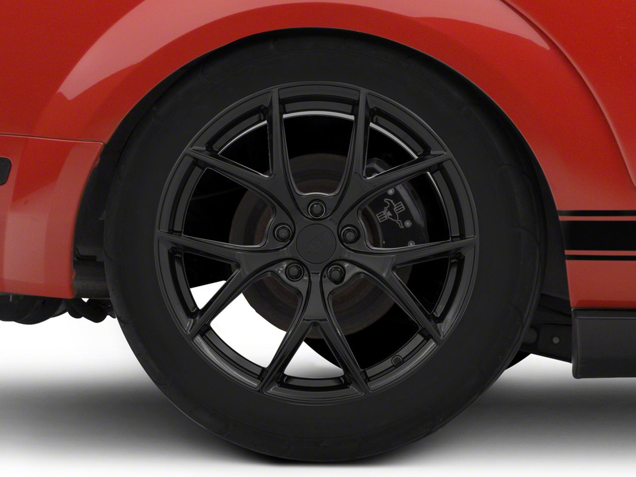 Mustang Performance Pack 2 Style Gloss Black Wheel; Rear Only; 19x10 ...