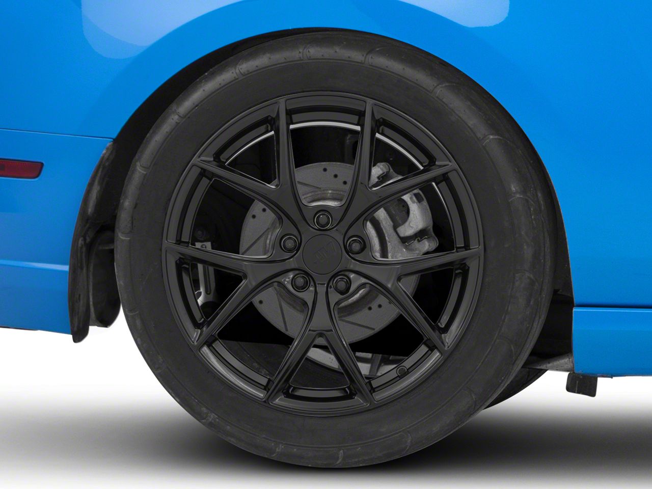 Mustang Performance Pack 2 Style Gloss Black Wheel; Rear Only; 19x10 ...