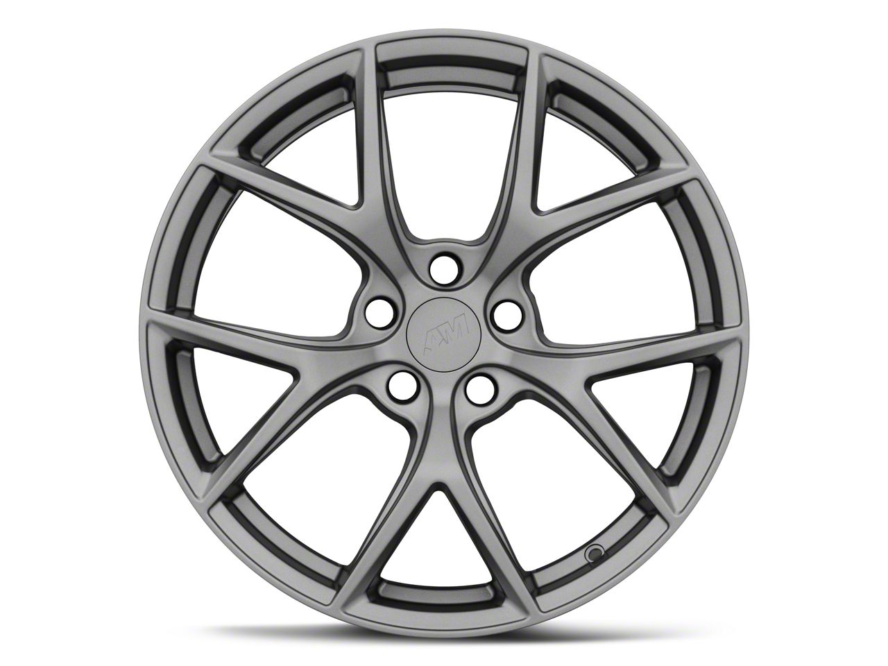 Mustang Performance Pack 2 Style Charcoal Wheel; Rear Only; 19x10; 48mm ...