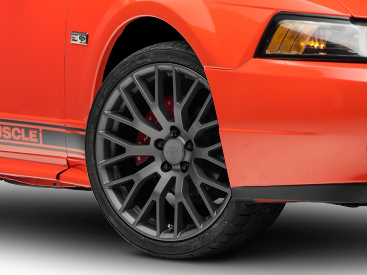 Mustang Performance Pack Style Charcoal Wheel; 19x8.5; 30mm Offset (99 ...