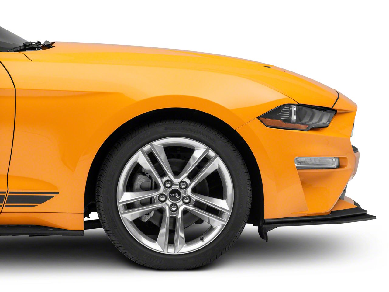 Mustang Performance Pack Style Front Splitter (18-23 Mustang EcoBoost ...