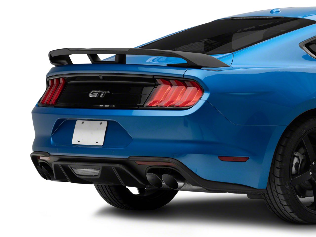 Mustang Performance Pack Style Rear Spoiler; Matte Black (15-23 Mustang ...