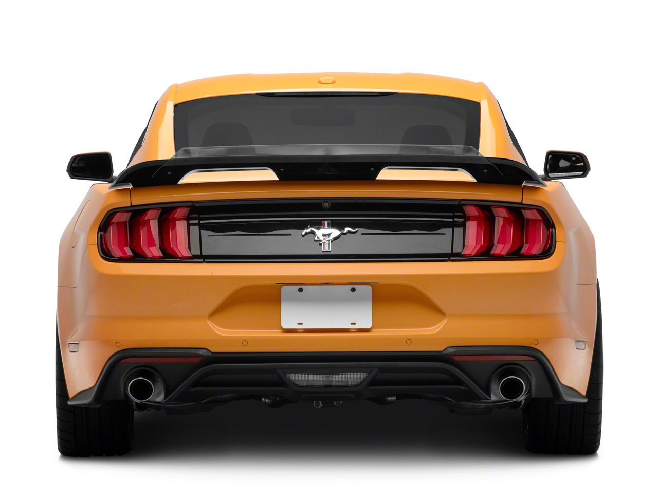 Mustang Performance Rear Spoiler with Gurney Flap; Gloss Black (15-23 ...