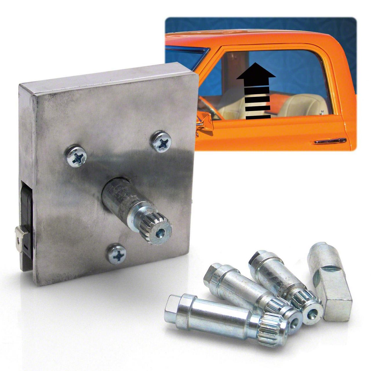 Mustang Power Window Crank Handle Switch Conversion Kit (79-14 Mustang ...