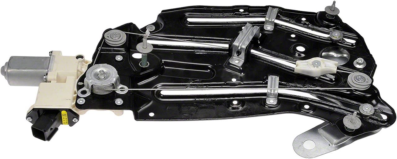 Mustang Power Window Motor and Regulator Assembly; Driver Side Quarter ...