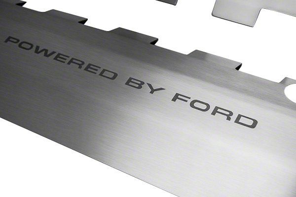 Mustang Powered by Ford Coil Covers; Polished (11-17 Mustang GT; 12-13 ...