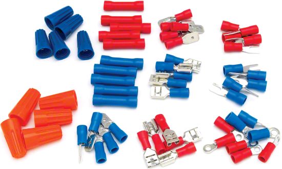 Mustang Project Pro Electrical Terminals Set; 60-Piece Set