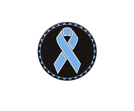 Mustang Prostate Cancer Ribbon Rated Badge (Universal; Some Adaptation ...